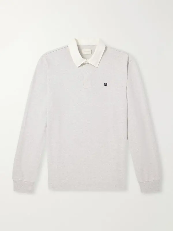 Aimé Leon Dore Logo-embroidered Cotton-jersey Polo Shirt