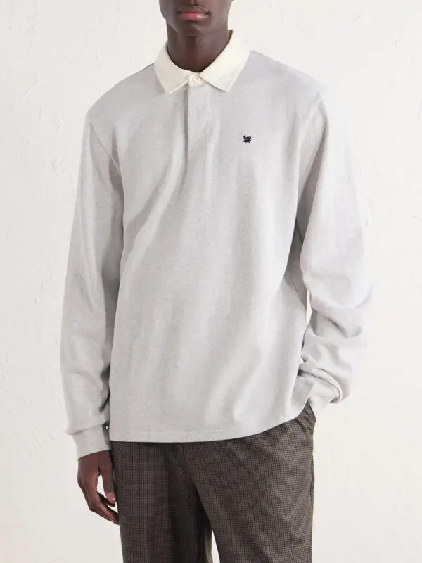 Aimé Leon Dore Logo-embroidered Cotton-jersey Polo Shirt