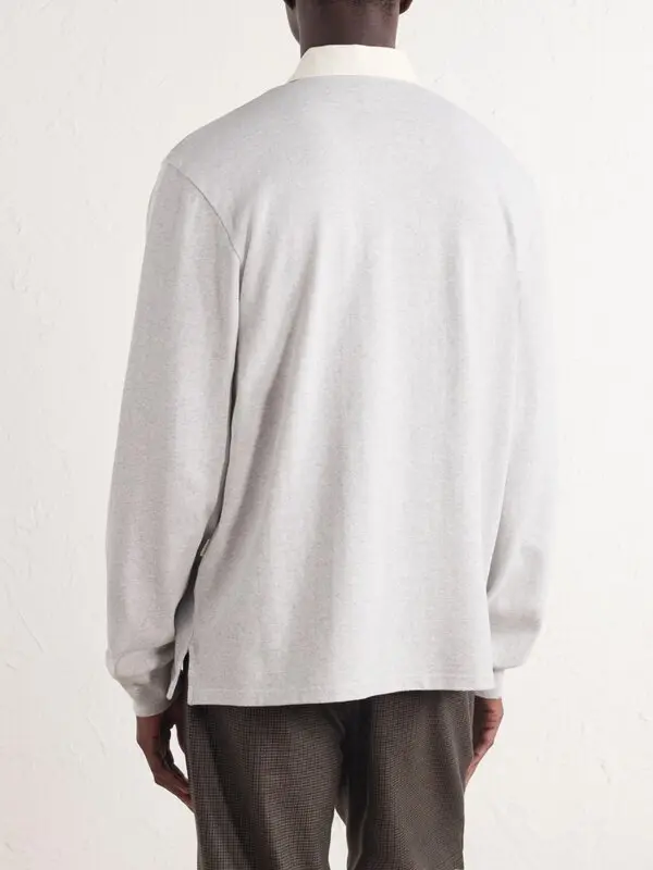 Aimé Leon Dore Logo-embroidered Cotton-jersey Polo Shirt