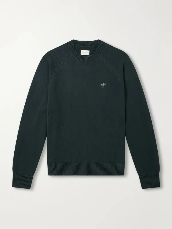 Aimé Leon Dore Logo-embroidered Cotton Sweater