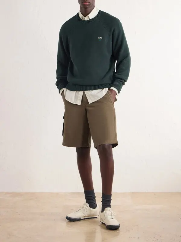 Aimé Leon Dore Logo-embroidered Cotton Sweater