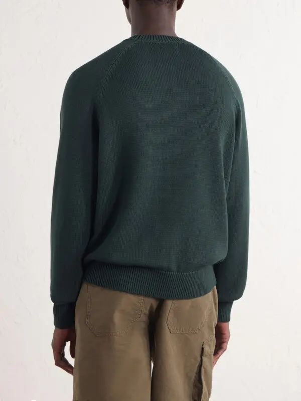 Aimé Leon Dore Logo-embroidered Cotton Sweater