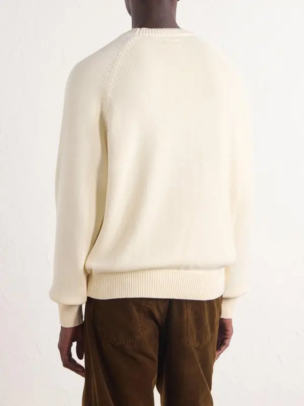 Aimé Leon Dore Logo-embroidered Cotton Sweater