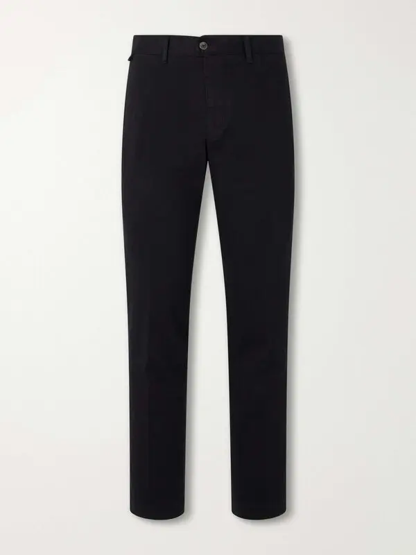 SLOWEAR Incotex Straight-leg Cotton-blend Twill Trousers