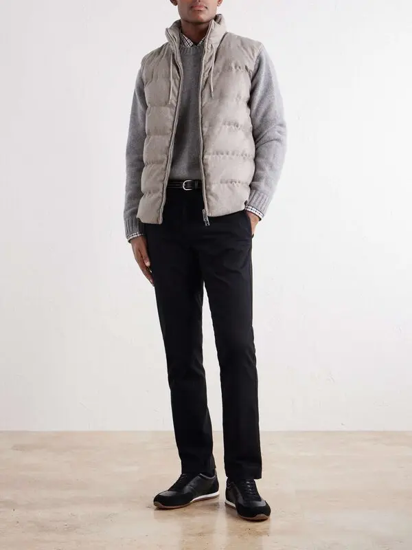 SLOWEAR Incotex Straight-leg Cotton-blend Twill Trousers