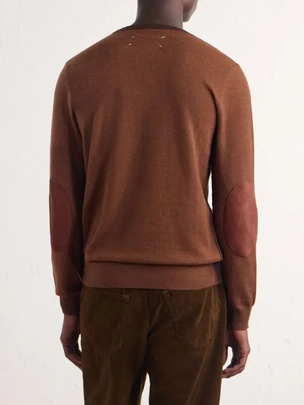 MAISON MARGIELA Colour-block Wool Sweater