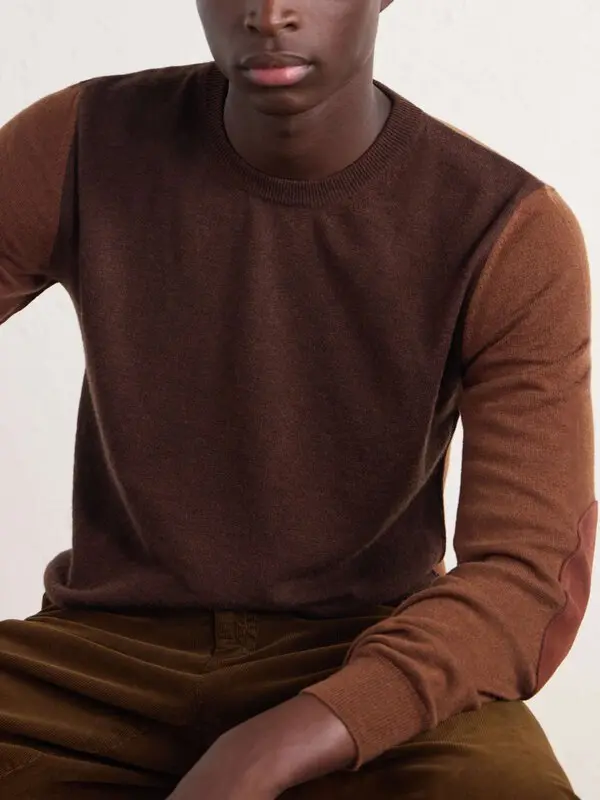 MAISON MARGIELA Colour-block Wool Sweater