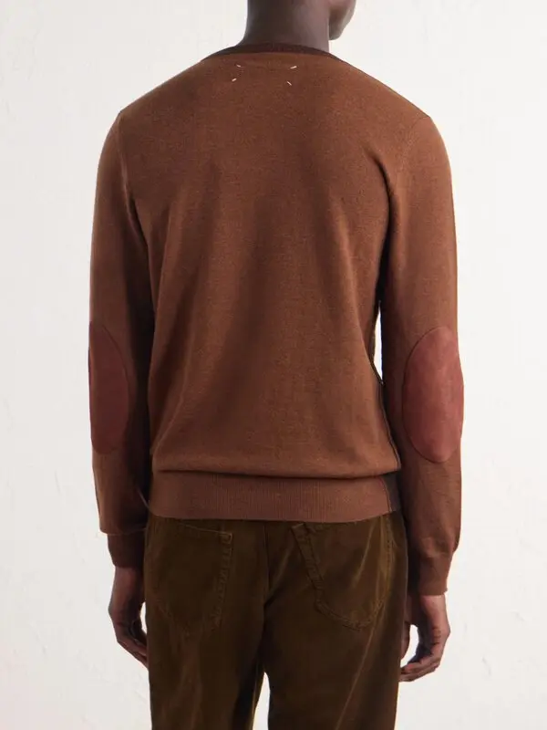 MAISON MARGIELA Colour-block Wool Sweater