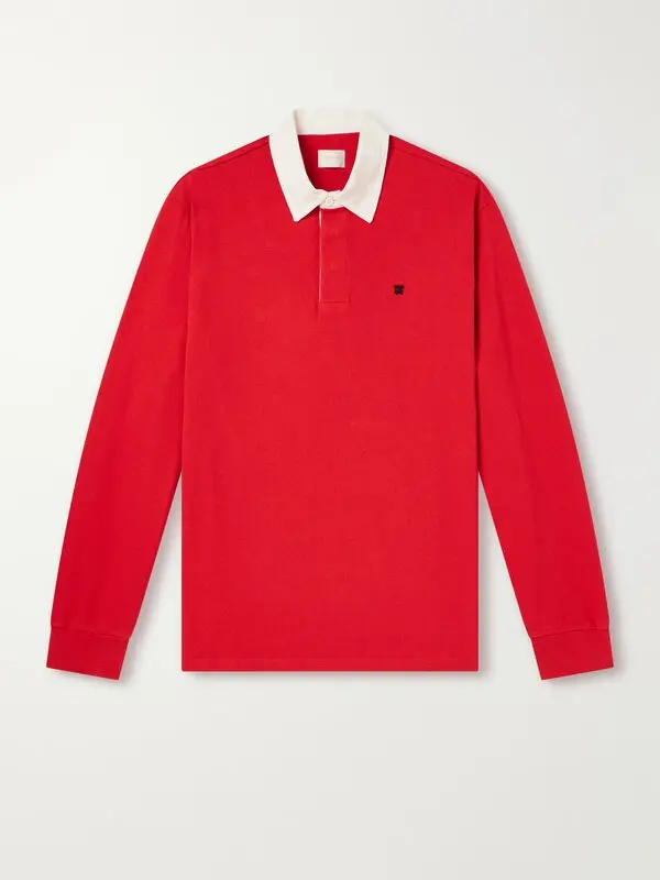Aimé Leon Dore Logo-embroidered Cotton-jersey Polo Shirt