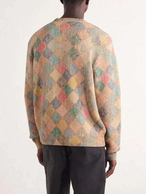 Aimé Leon Dore Checked Cotton Sweater