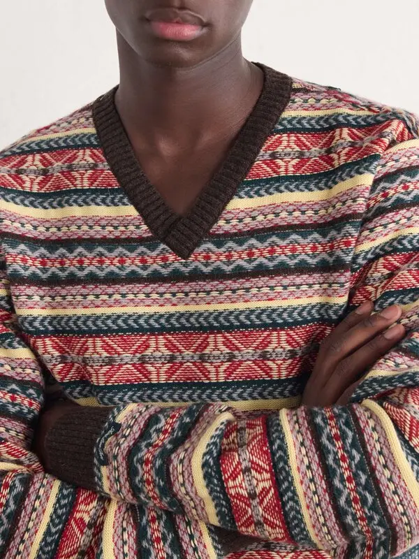 Aimé Leon Dore Fair Isle Wool-blend Sweater