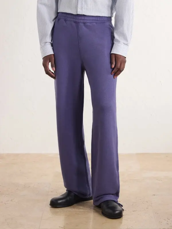 Aimé Leon Dore Marina Straight-leg Cotton-jersey Sweatpants
