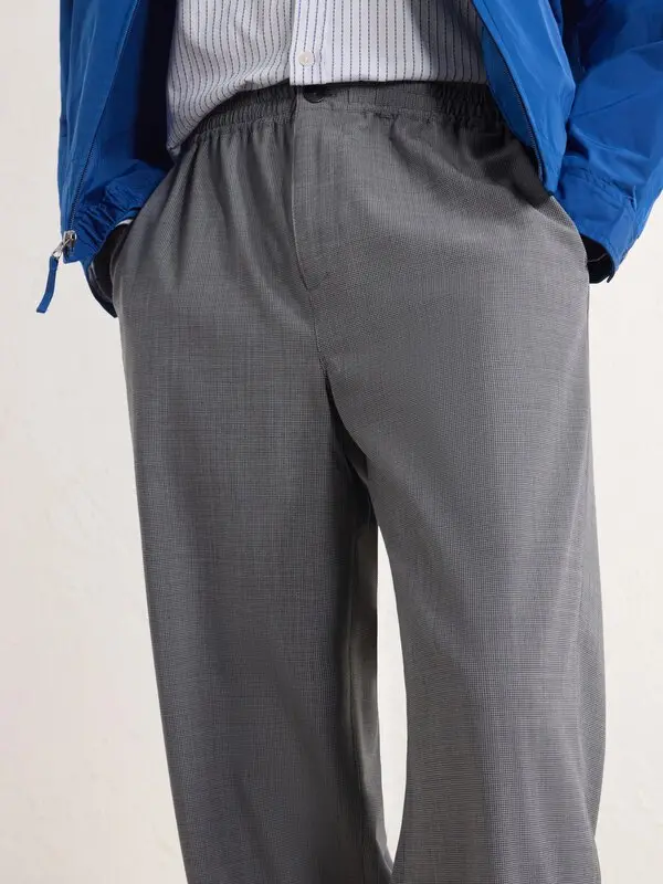 Aimé Leon Dore Straight-leg Houndstooth Trousers