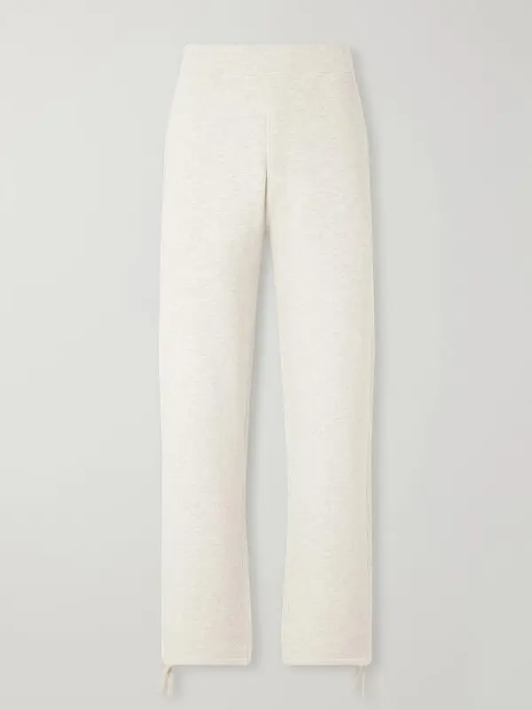 Aimé Leon Dore Marina Straight-leg Cotton-jersey Sweatpants