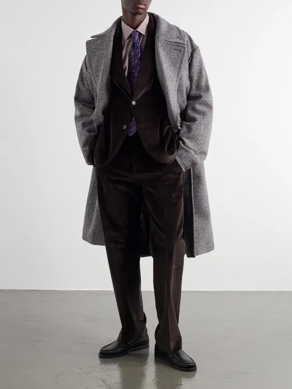 Paul Smith Straight-leg Cotton-stretch Corduroy Suit Trousers