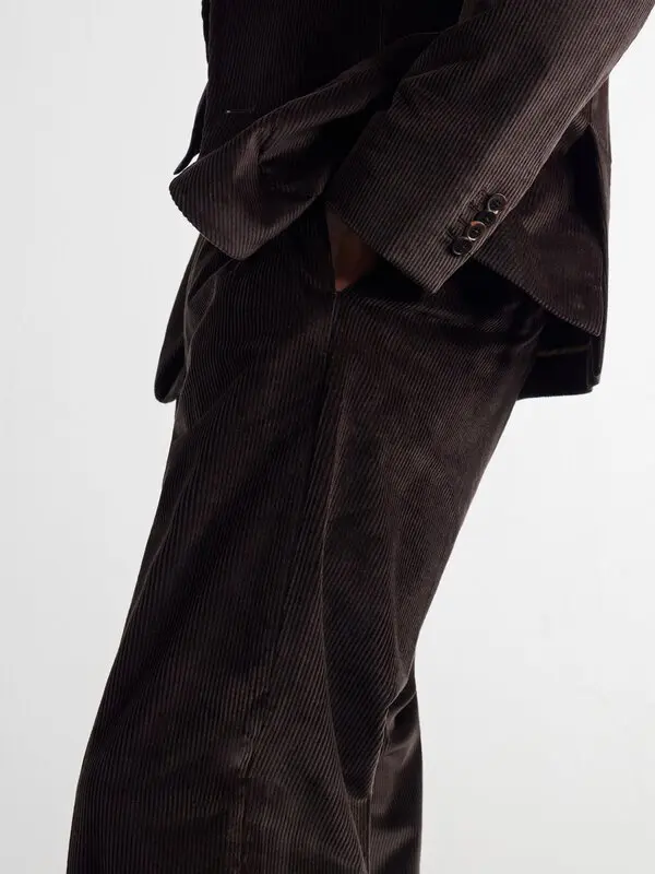 Paul Smith Straight-leg Cotton-stretch Corduroy Suit Trousers