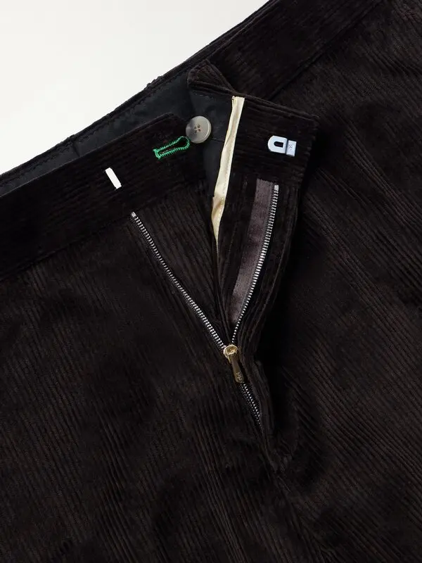 Paul Smith Straight-leg Cotton-stretch Corduroy Suit Trousers