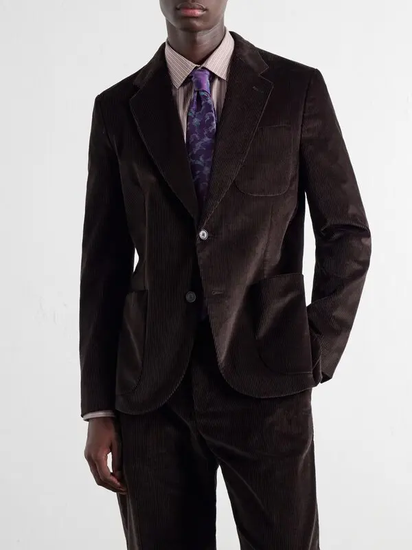 Paul Smith Cotton-blend Corduroy Suit Jacket