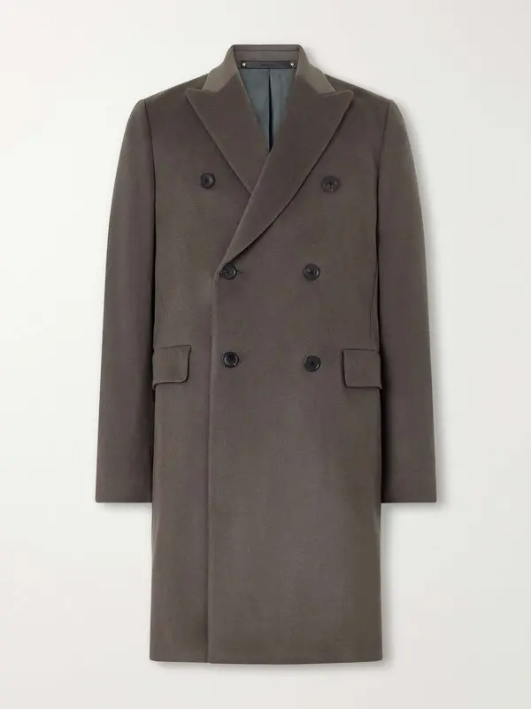 Paul Smith Double-breasted Wool And Cashmere-blend Coat