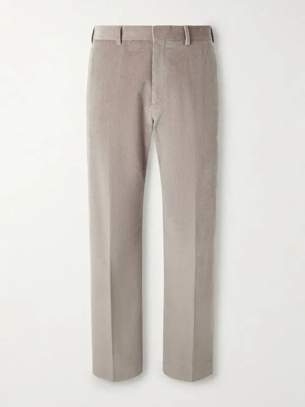 Paul Smith Straight-leg Cotton-stretch Corduroy Suit Trousers