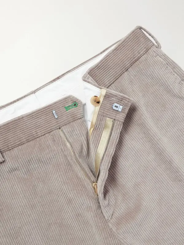 Paul Smith Straight-leg Cotton-stretch Corduroy Suit Trousers