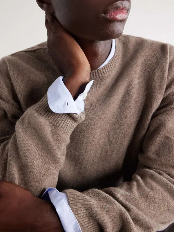JIL SANDER Cashmere And Wool-blend Sweater