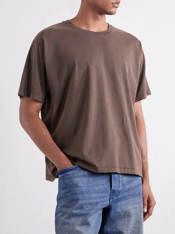 MFPEN Organic Cotton-jersey T-shirt - Brown
