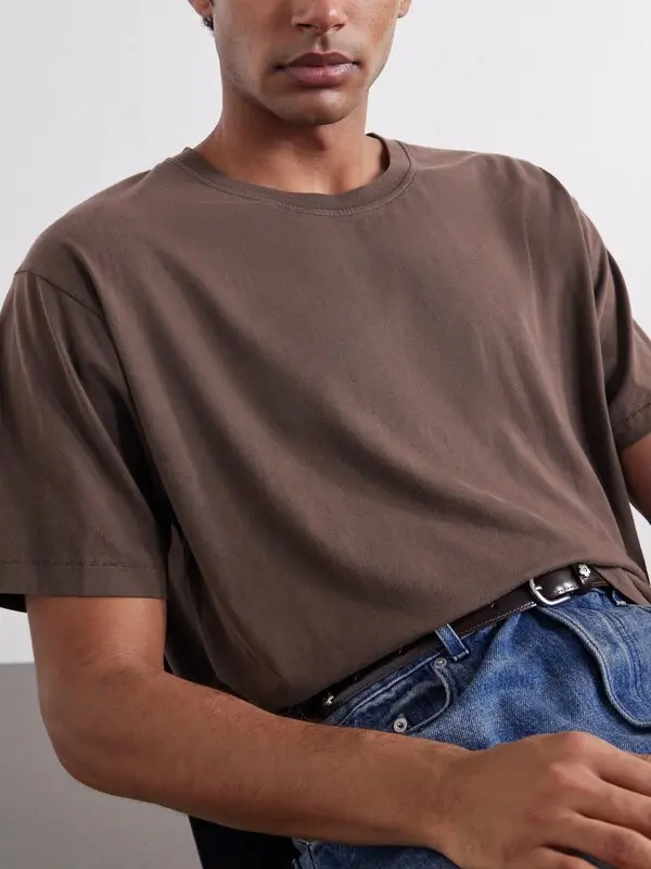 MFPEN Organic Cotton-jersey T-shirt - Brown