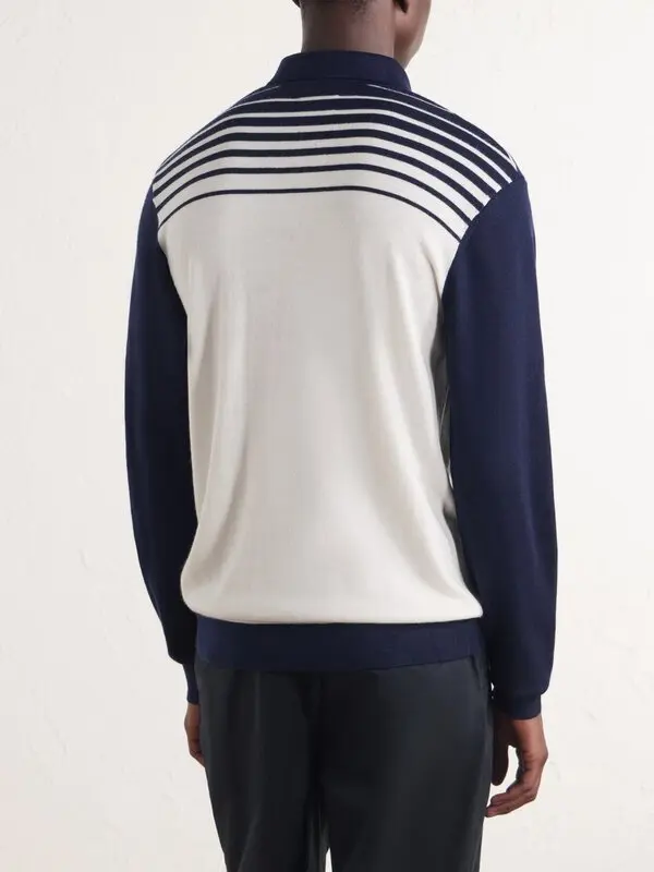 Aimé Leon Dore Logo-embroidered Merino Wool Polo Shirt