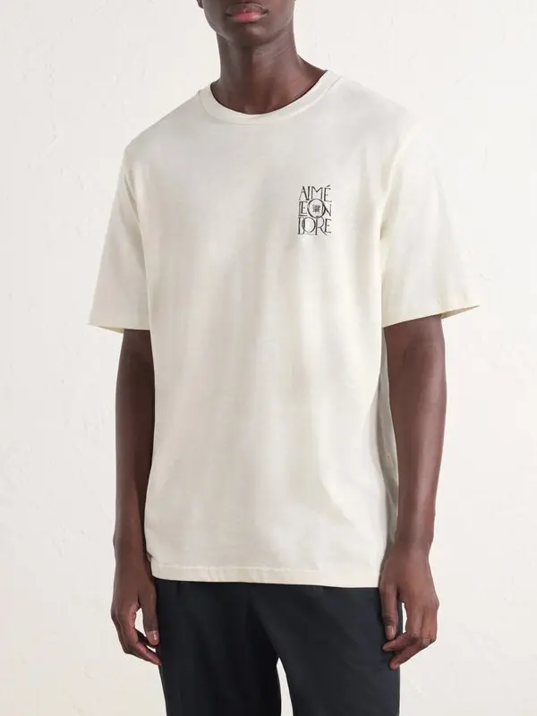Aimé Leon Dore Logo-print Cotton-jersey T-shirt