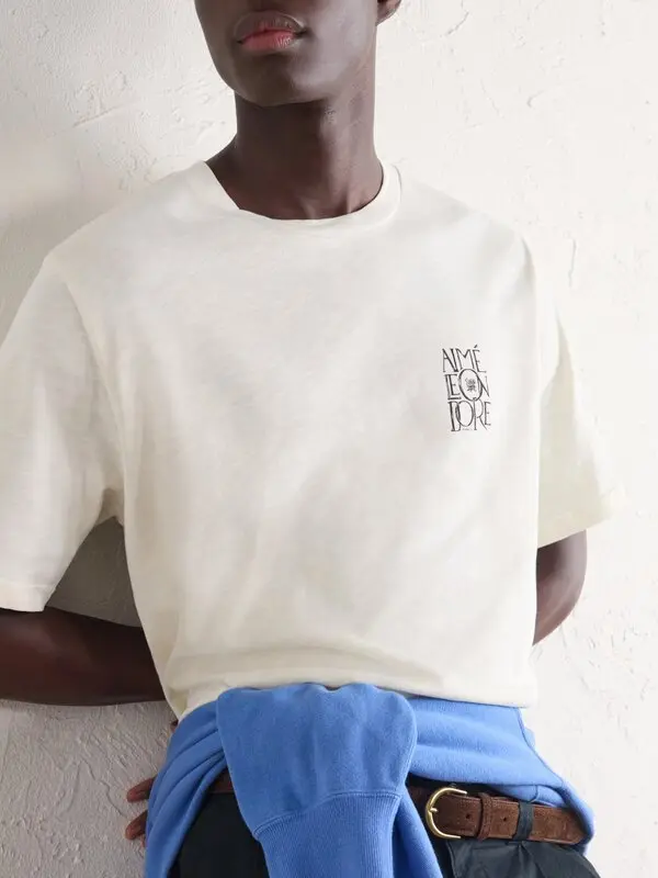 Aimé Leon Dore Logo-print Cotton-jersey T-shirt