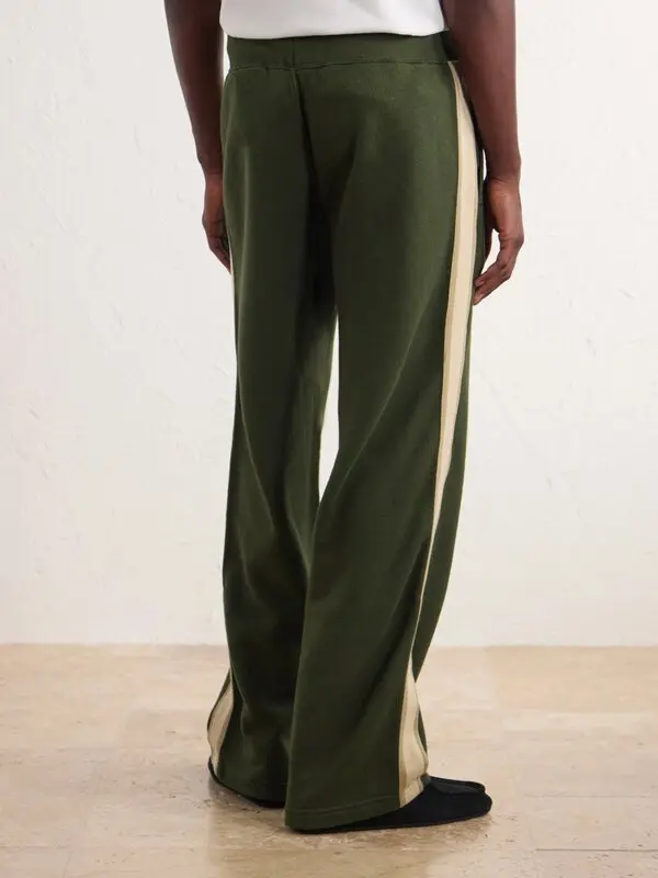 Aimé Leon Dore Straight-leg Striped Cotton Sweatpants