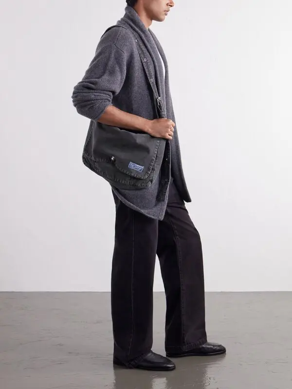MFPEN Postman Logo-embellished Canvas Messenger Bag