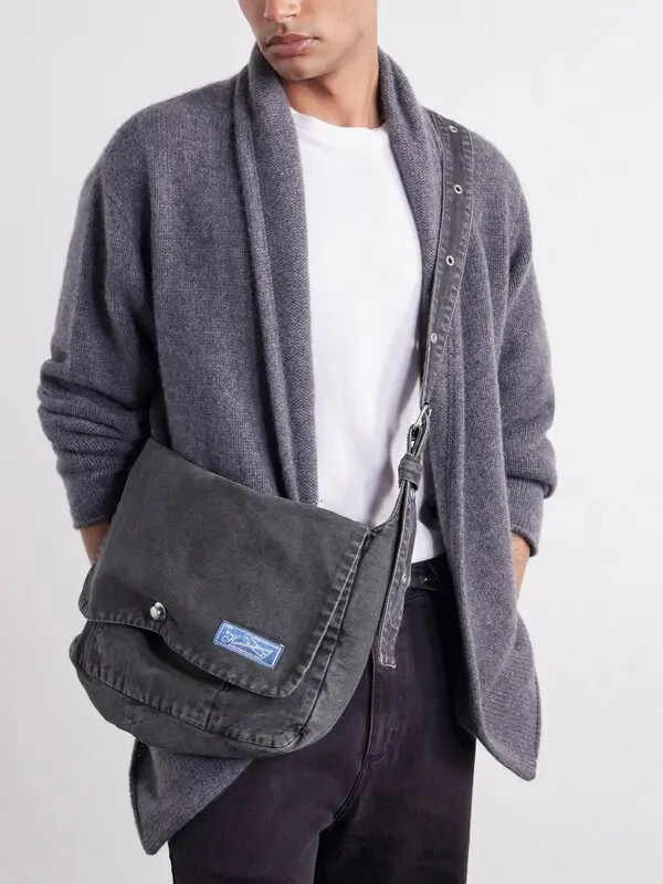 MFPEN Postman Logo-embellished Canvas Messenger Bag
