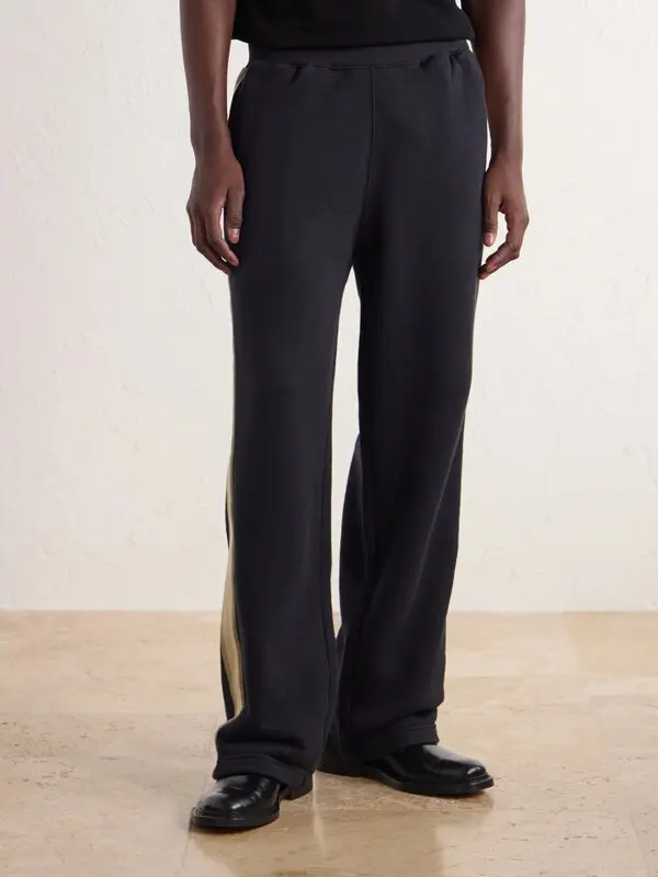 Aimé Leon Dore Straight-leg Striped Cotton Sweatpants