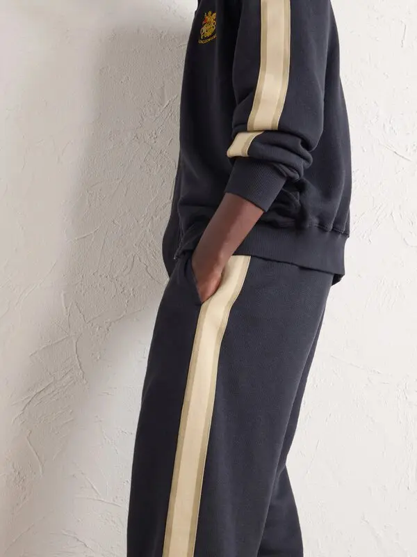 Aimé Leon Dore Straight-leg Striped Cotton Sweatpants