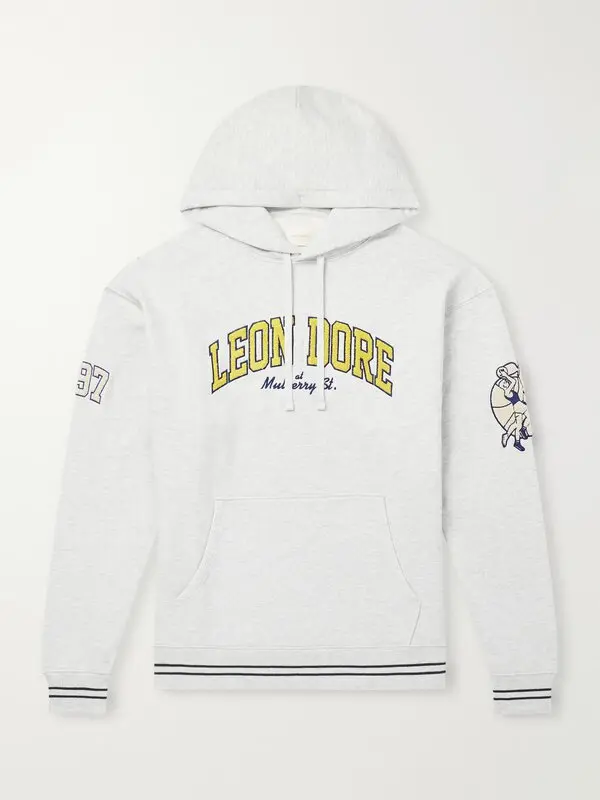 Aimé Leon Dore Logo-appliqué Cotton-jersey Hoodie