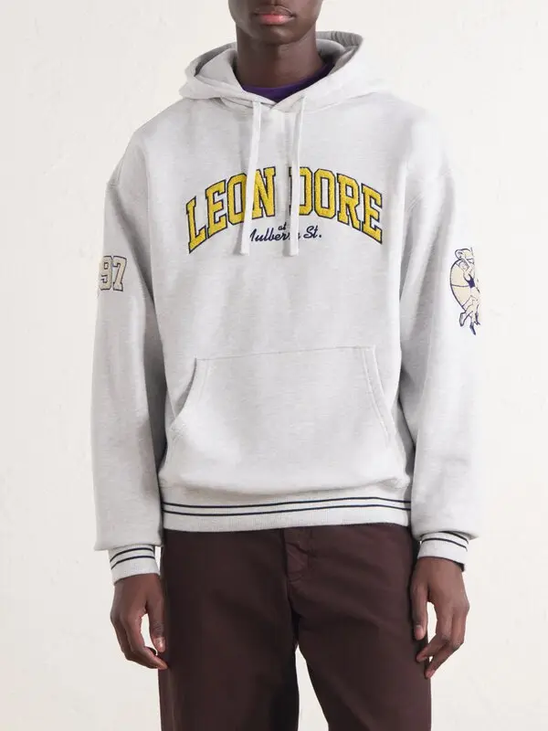 Aimé Leon Dore Logo-appliqué Cotton-jersey Hoodie