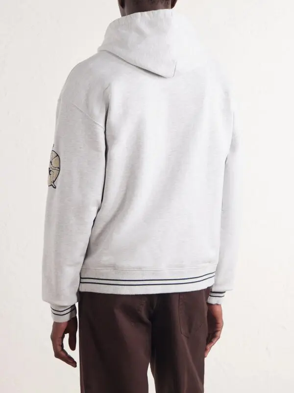 Aimé Leon Dore Logo-appliqué Cotton-jersey Hoodie