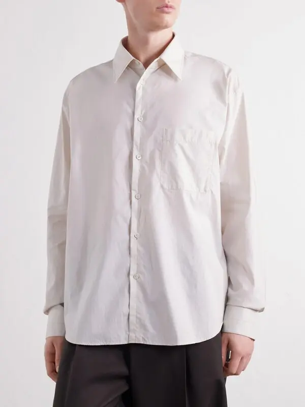 LEMAIRE Cotton And Silk-blend Shirt