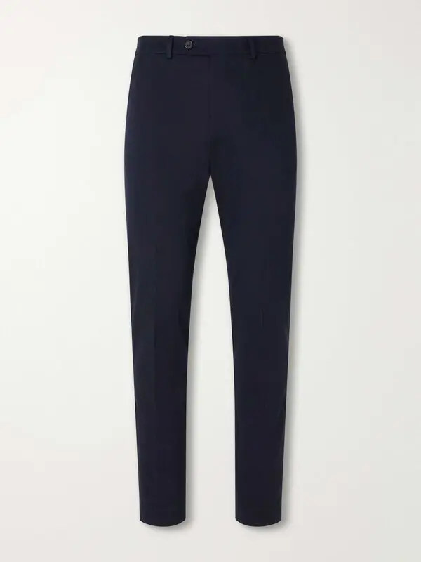 SLOWEAR Incotex Tapered Cotton-blend Twill Trousers