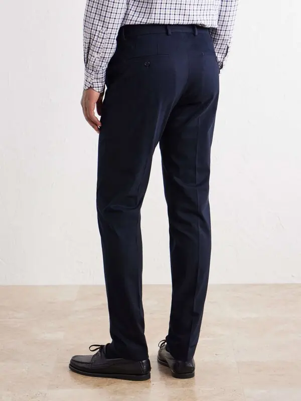 SLOWEAR Incotex Tapered Cotton-blend Twill Trousers