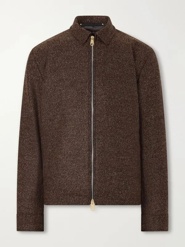 Paul Smith Wool-blend Bouclé Blouson Jacket