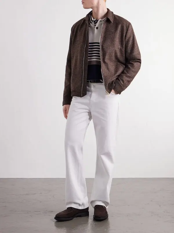 Paul Smith Wool-blend Bouclé Blouson Jacket
