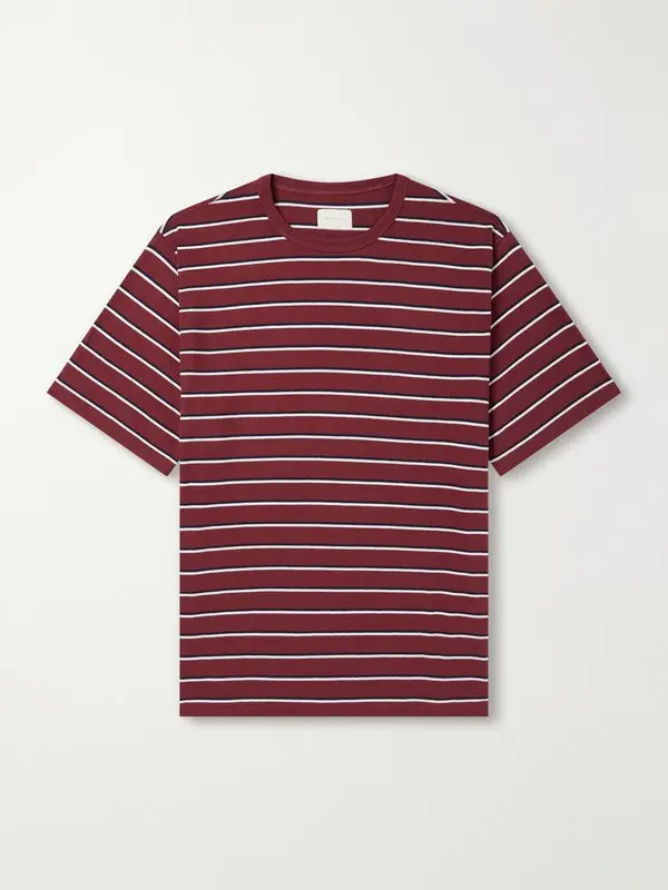 Aimé Leon Dore Striped Cotton-jersey T-shirt