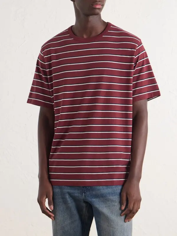 Aimé Leon Dore Striped Cotton-jersey T-shirt