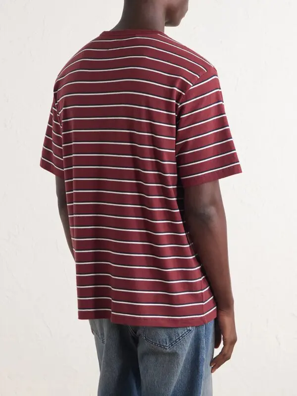 Aimé Leon Dore Striped Cotton-jersey T-shirt