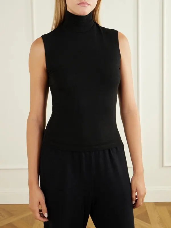 LESET Lauren Stretch-knit Top