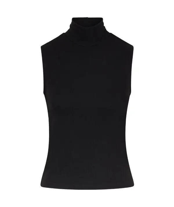 LESET Stretch-knit Top - Black