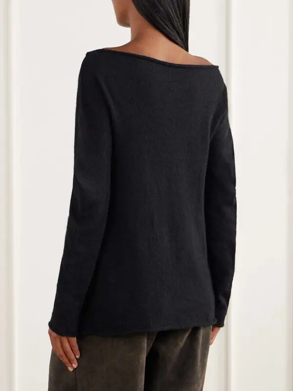 LAUREN MANOOGIAN Off-the-shoulder Wool-blend Sweater